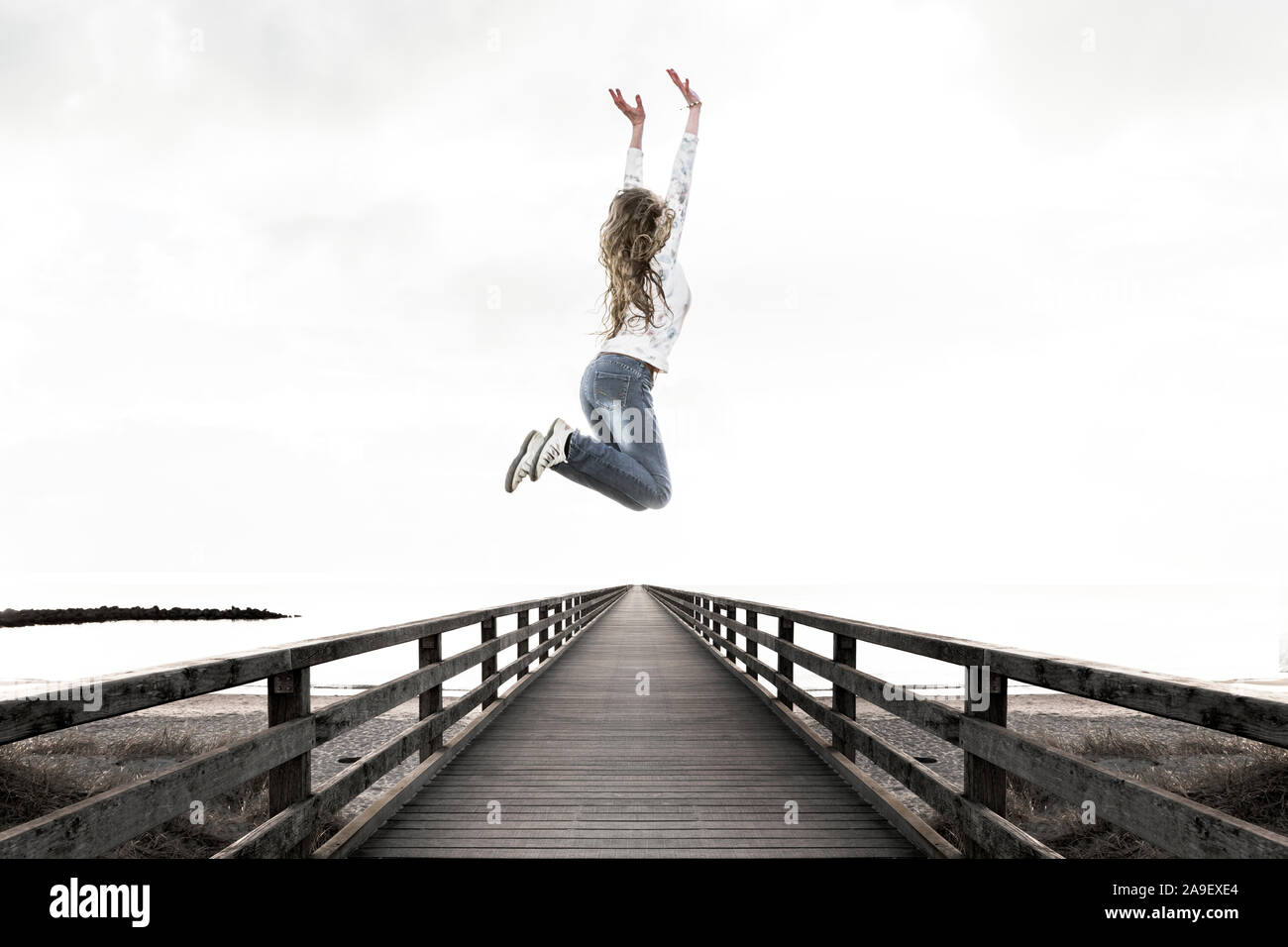 Leap into freedom hi-res stock photography and images - Alamy