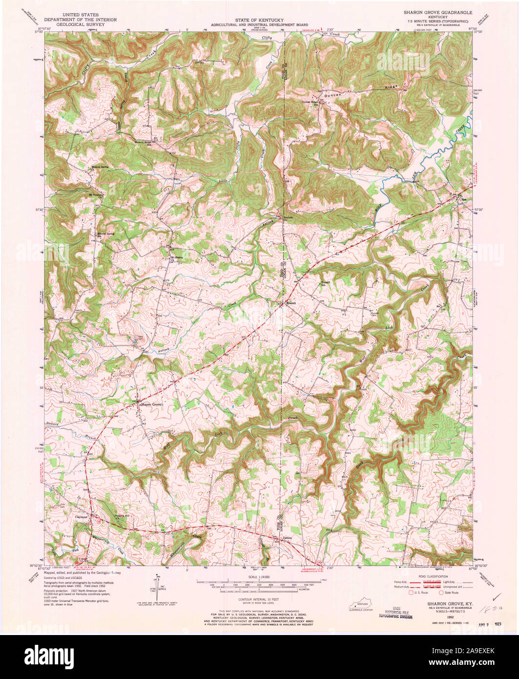 Map of sharon Cut Out Stock Images & Pictures - Alamy