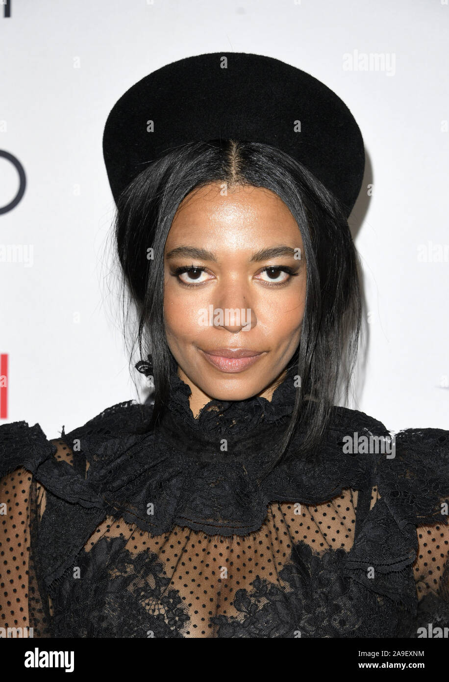 HOLLYWOOD, CA - NOVEMBER 14: Aurora James, at AFI FEST 2019 Presented ...