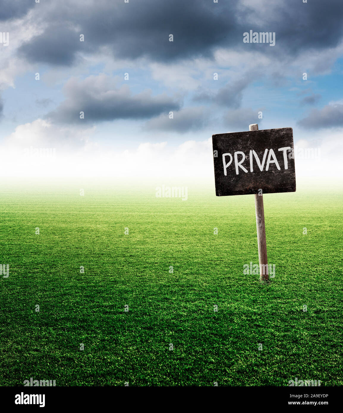 Signboard private property hi-res stock photography and images - Alamy