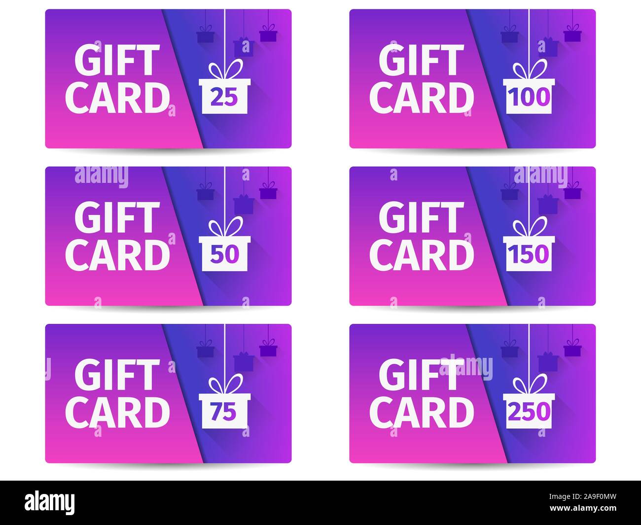 Gift card with gift box set. Layers of cut paper. The cards cost in 25 ...