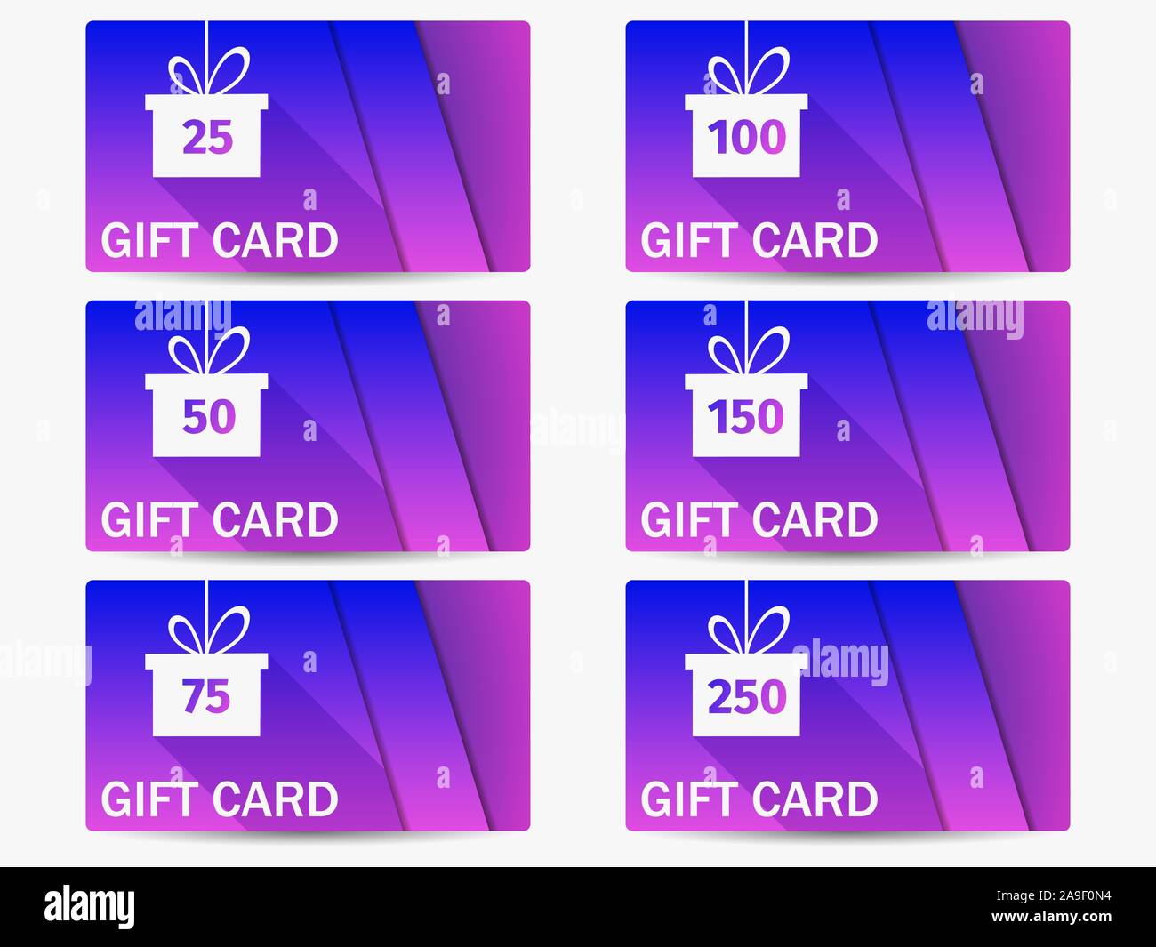 Gift card with gift box set. Layers of cut paper. The cards cost in 25 ...