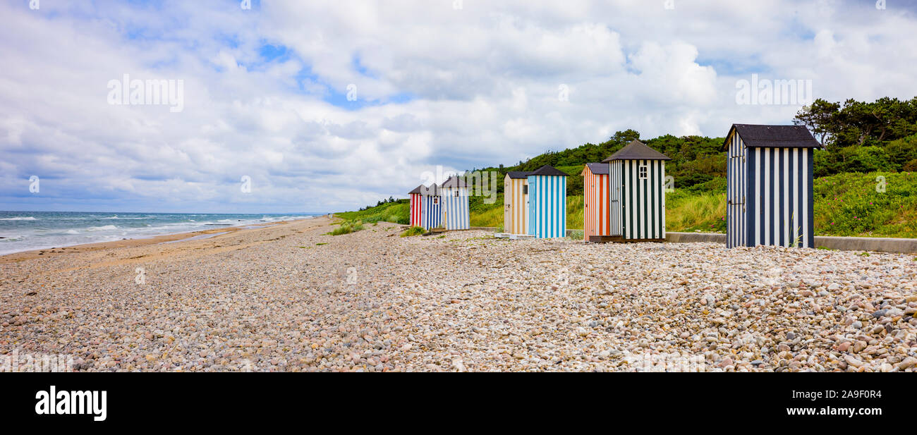 Bathhouses in Denmark Stock Photo - Alamy