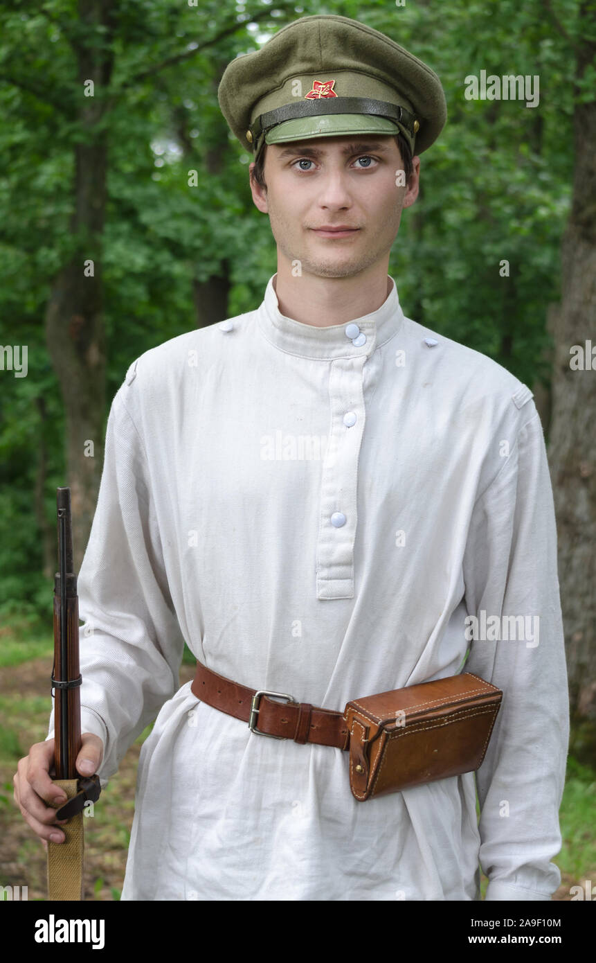 Reconstruction of the events of the Civil war in Russia. Red army ...
