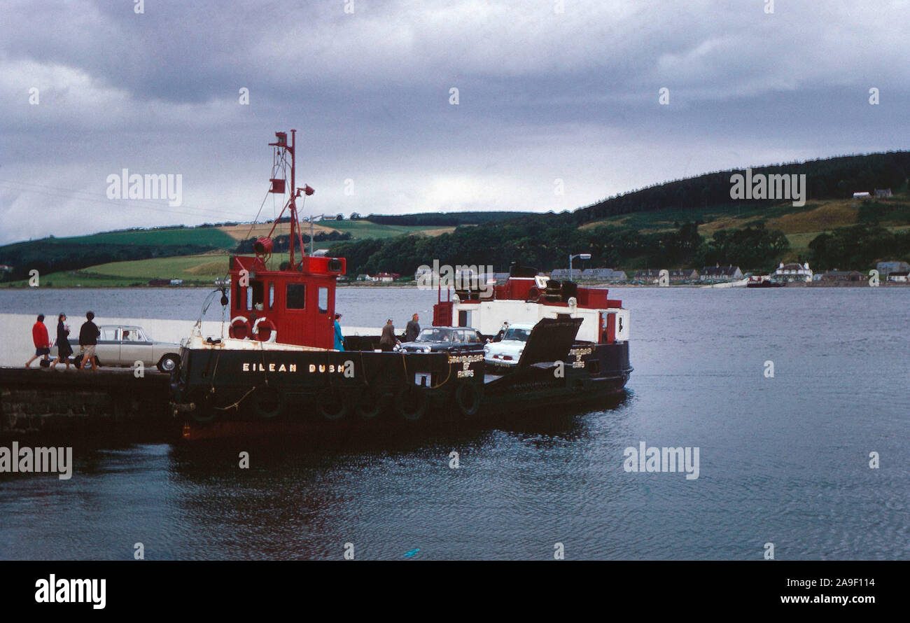 The Kessock Ferry boat, the 'Eilean Dubh', 1964 Inverness, Highland ...