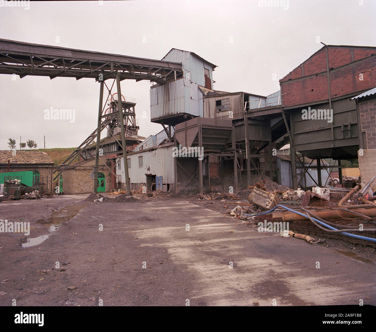 1987 Caphouse Colliery, Wakefield, West Yorkshire, northern England, UK ...