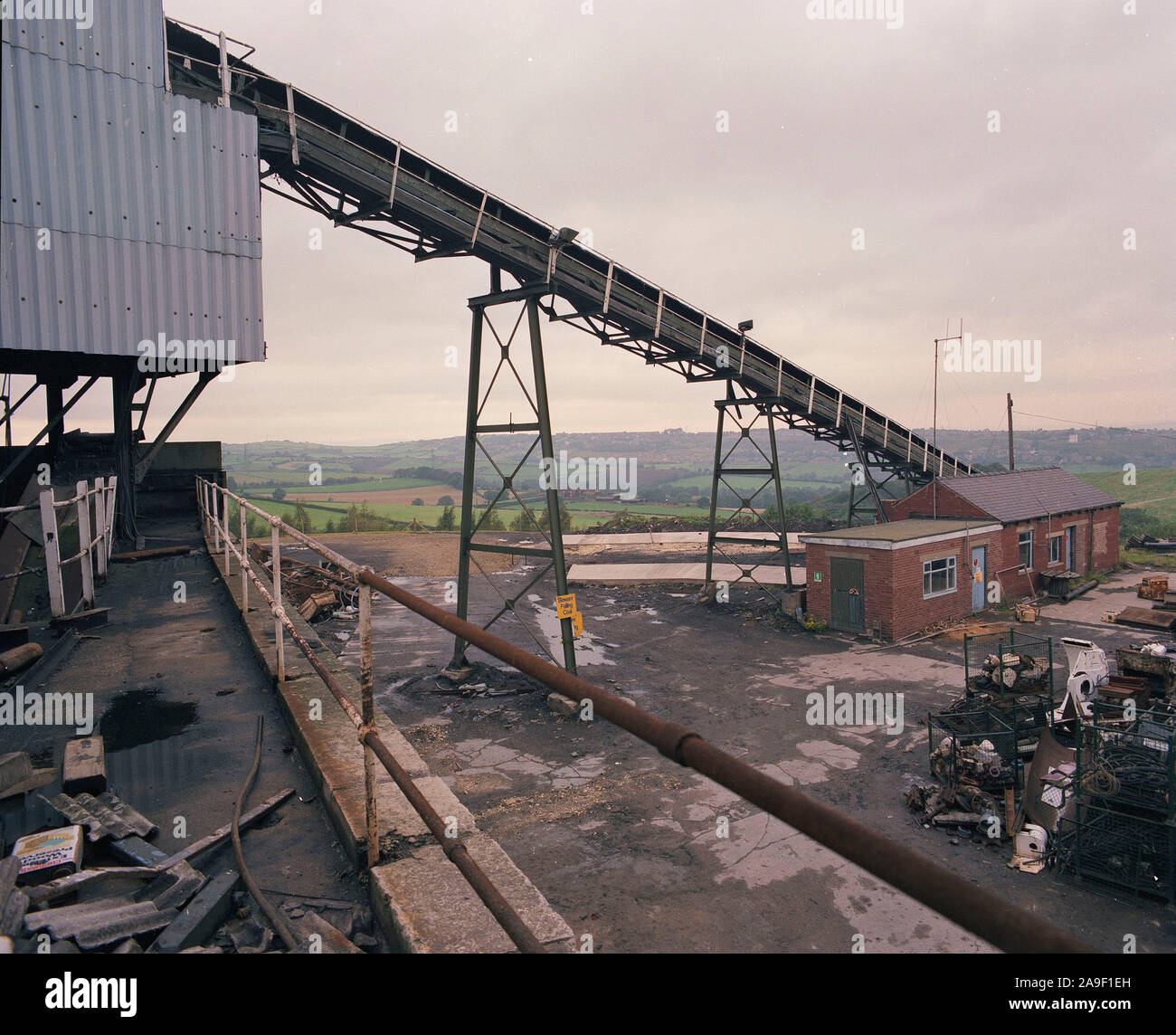 1987 Caphouse Colliery, Wakefield, West Yorkshire, northern England, UK ...