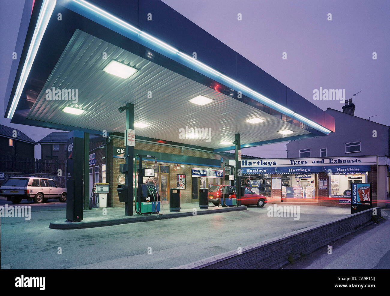 1990s Petrol Station High Resolution Stock Photography and Images - Alamy