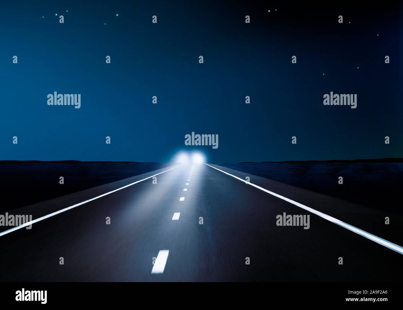 Road Lights Bitumen High Resolution Stock Photography and Images - Alamy