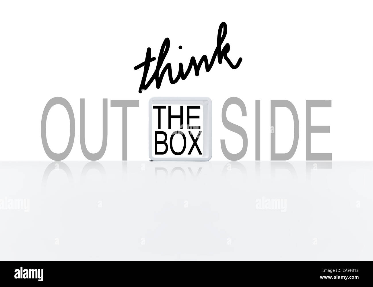 outside the box Stock Photo - Alamy