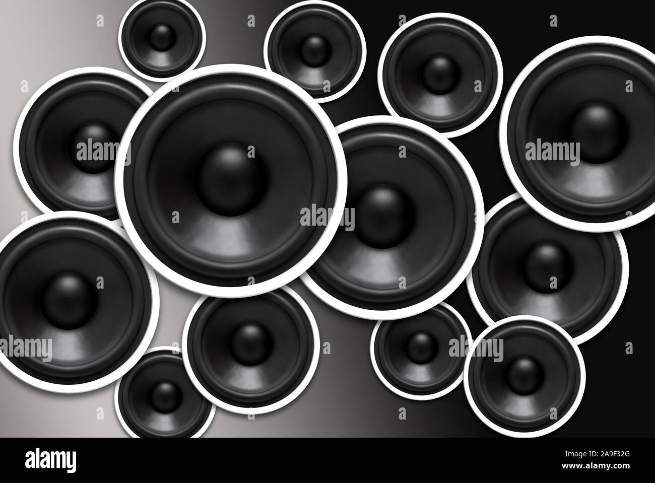 Audio speaker cut out hi-res stock photography and images - Alamy
