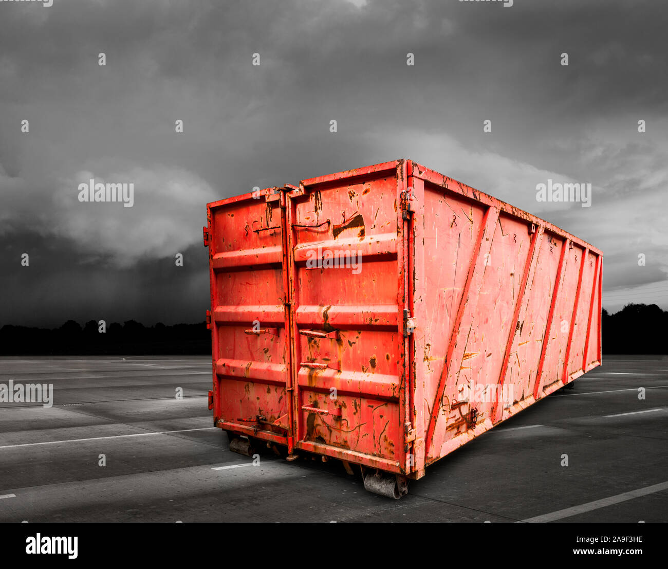 Construction waste containers hi-res stock photography and images - Alamy