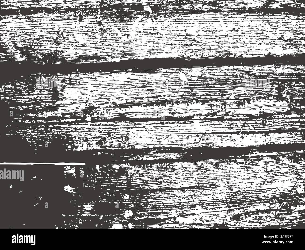 Wood grunge texture in black and white. Wooden background. Vector ...