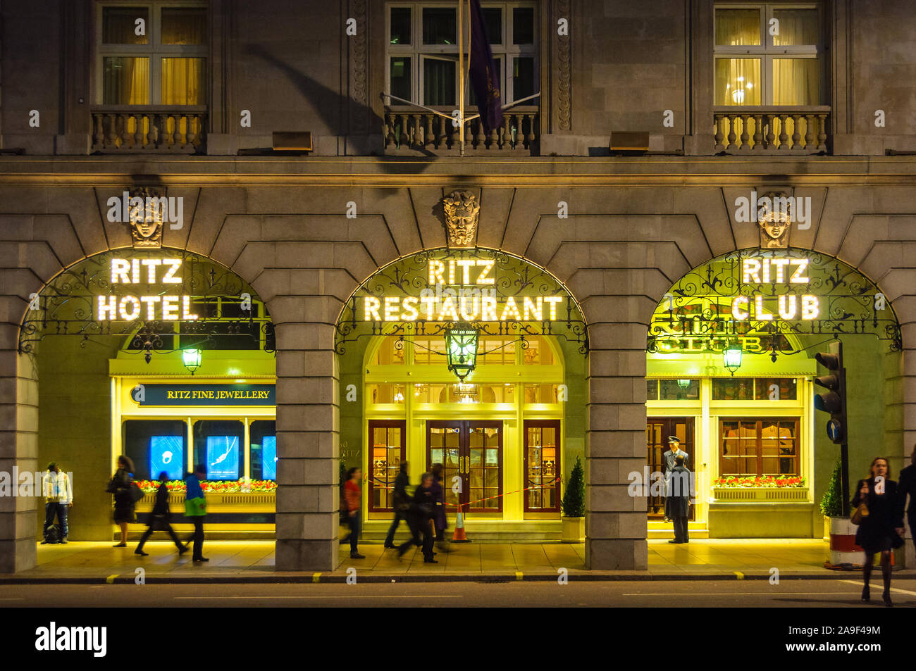 Facade of ritz hotel hi-res stock photography and images - Alamy