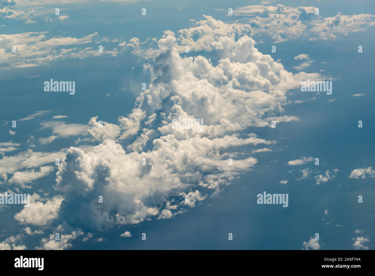 Aerial view cloud formation hi-res stock photography and images - Alamy
