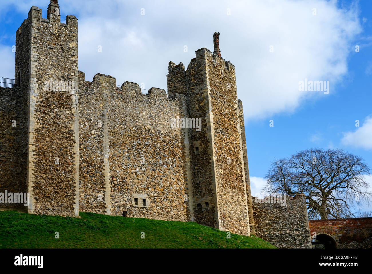 Framlingham castle Suffolk England Stock Photo - Alamy