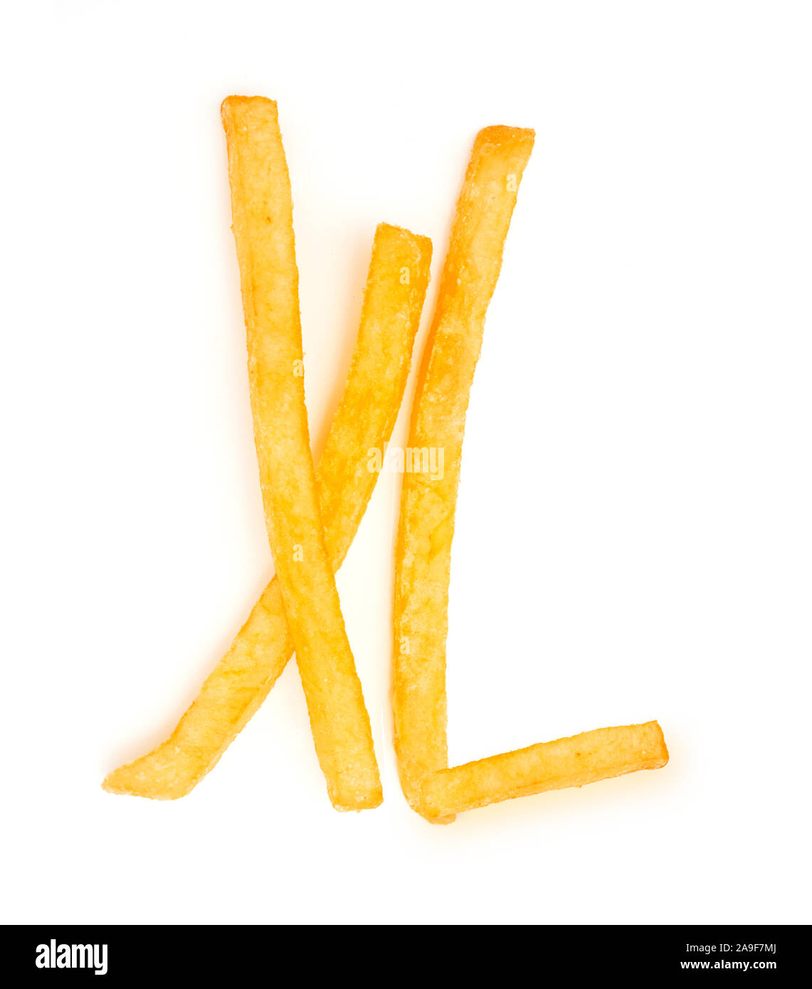Small and large french fries hi-res stock photography and images - Alamy