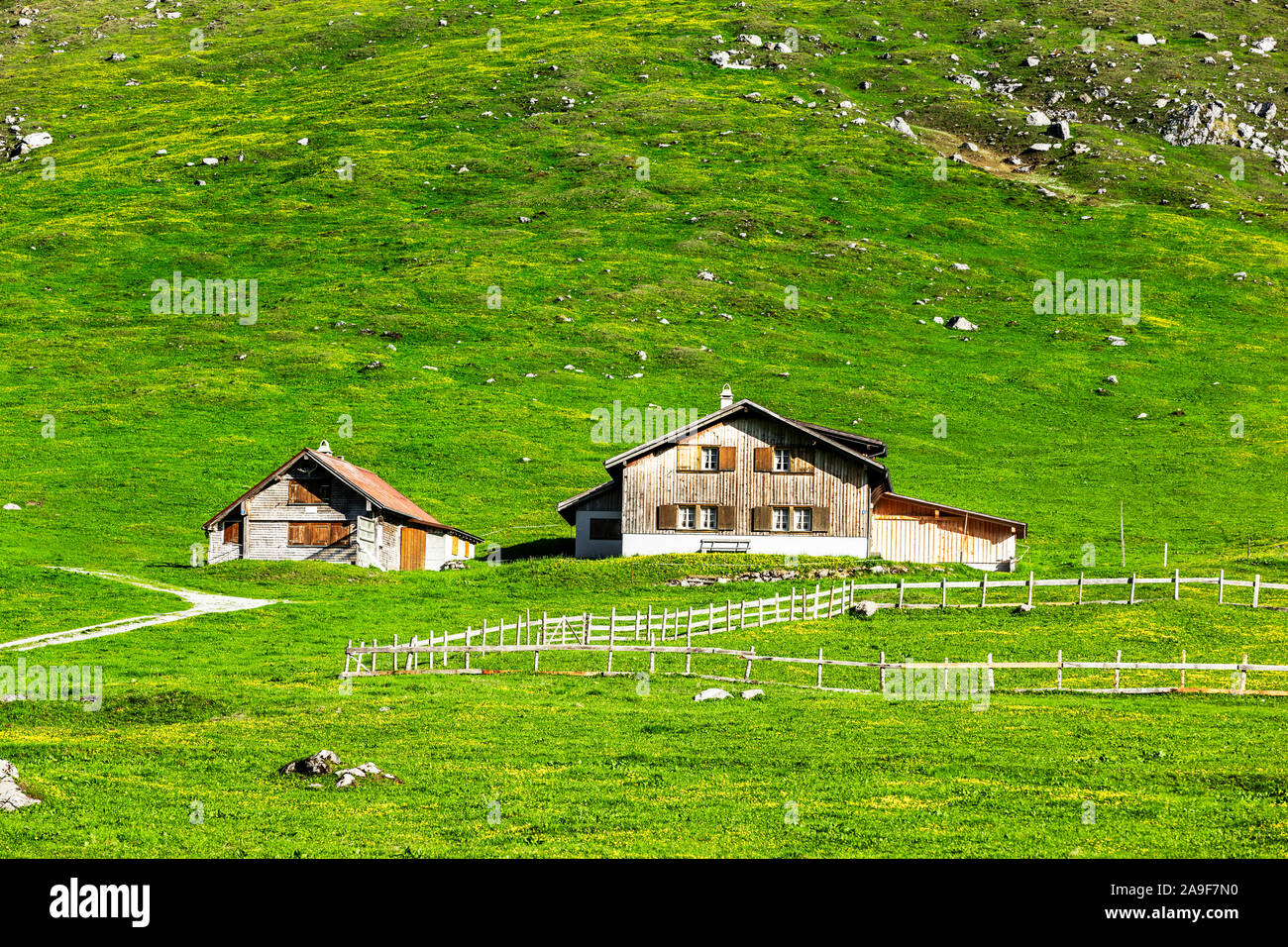 Swiss alp town hi-res stock photography and images - Alamy