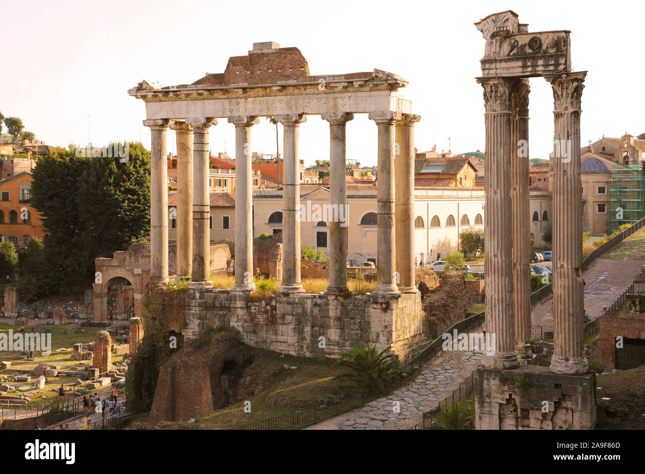 Beautiful roman colosseum in summer day hi-res stock photography and ...