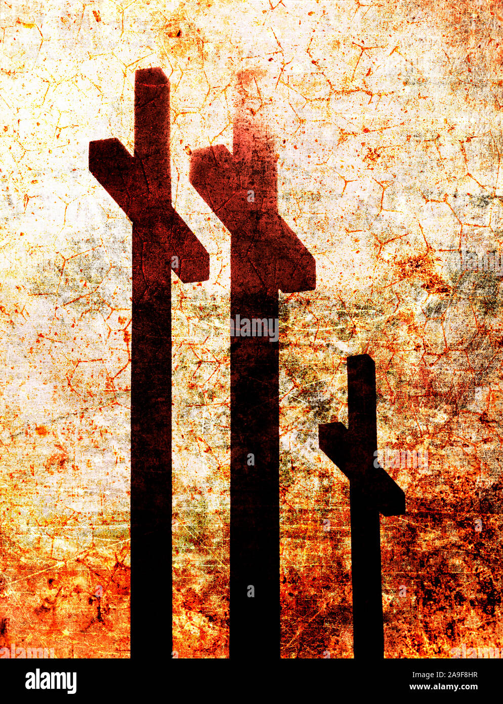 Three crosses mount hi-res stock photography and images - Alamy
