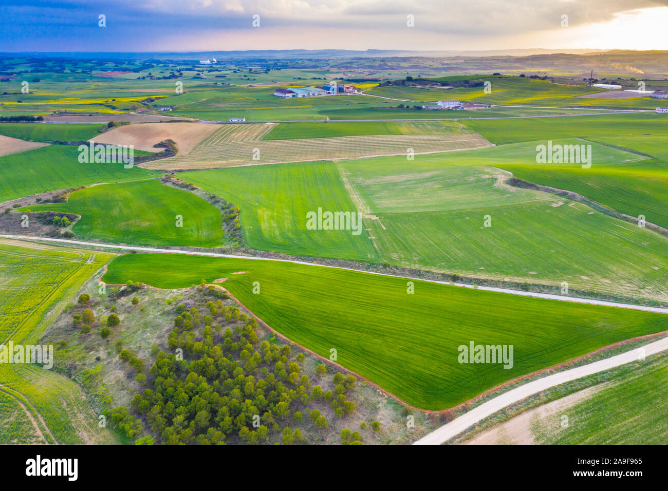 Agricultural aerial hi-res stock photography and images - Alamy