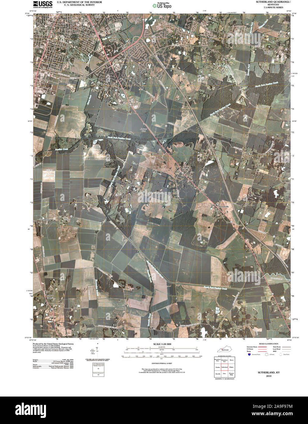 Sutherland map hi-res stock photography and images - Alamy