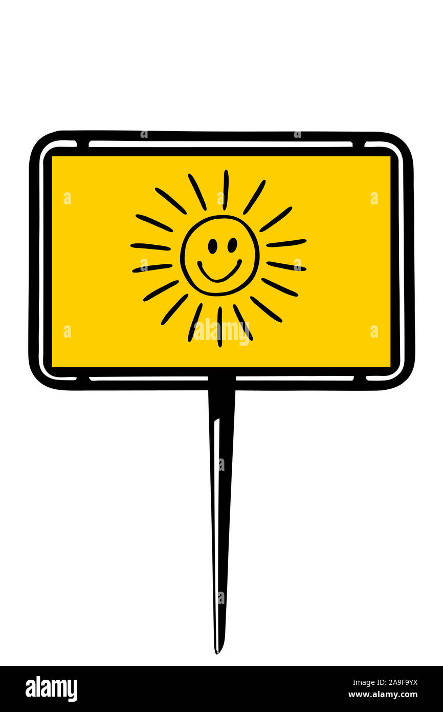 Sunshine town Cut Out Stock Images & Pictures - Alamy