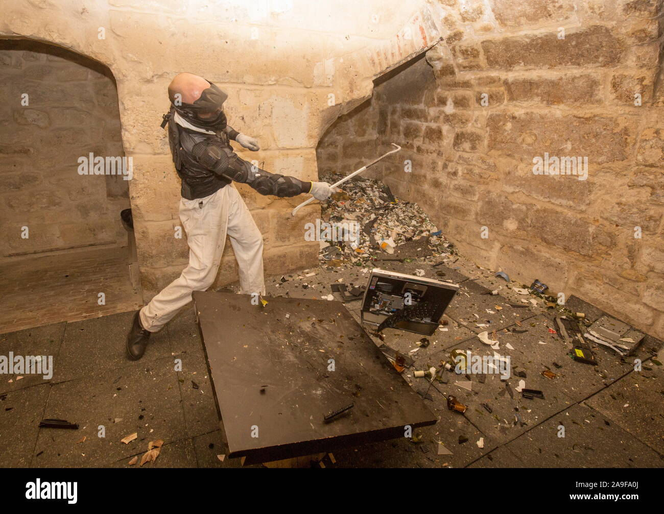 FURY ROOM ,PARIS : THE RAGE ROOM Stock Photo - Alamy