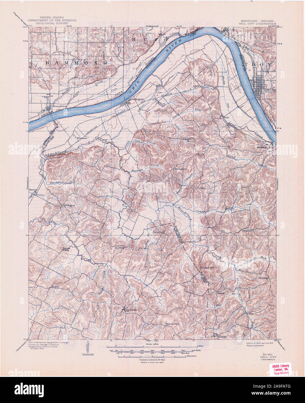 Map of tell city hi-res stock photography and images - Alamy