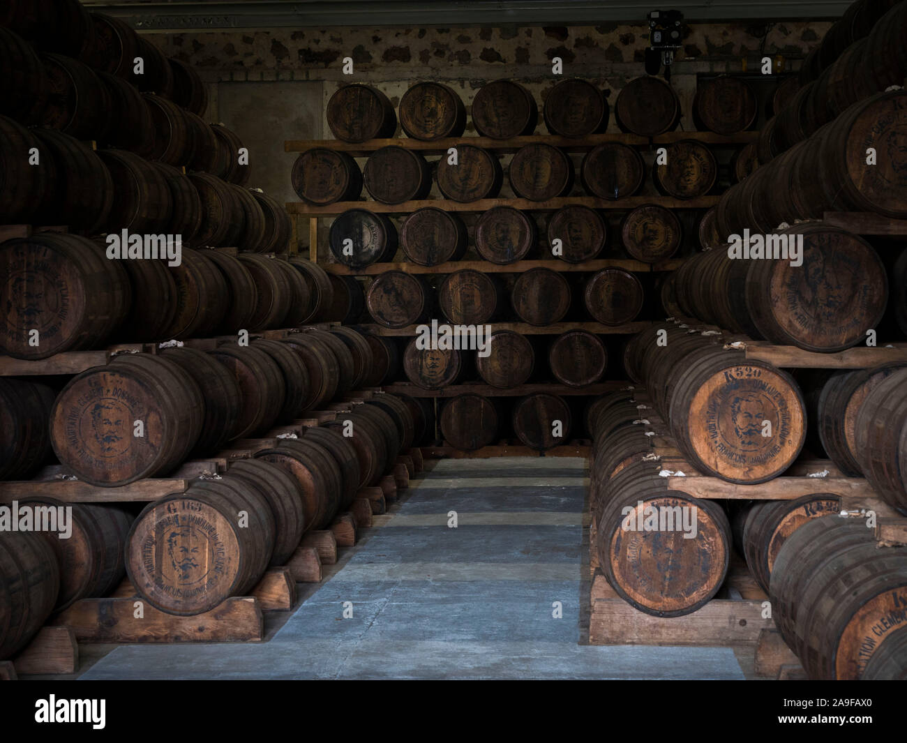 Habitation Clement, museum, rum distillery, rum cellar Stock Photo - Alamy