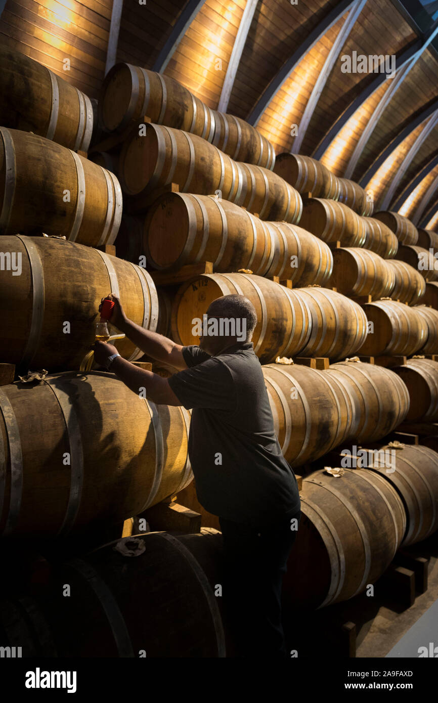 Habitation Clement, museum, rum distillery, rum cellar Stock Photo - Alamy