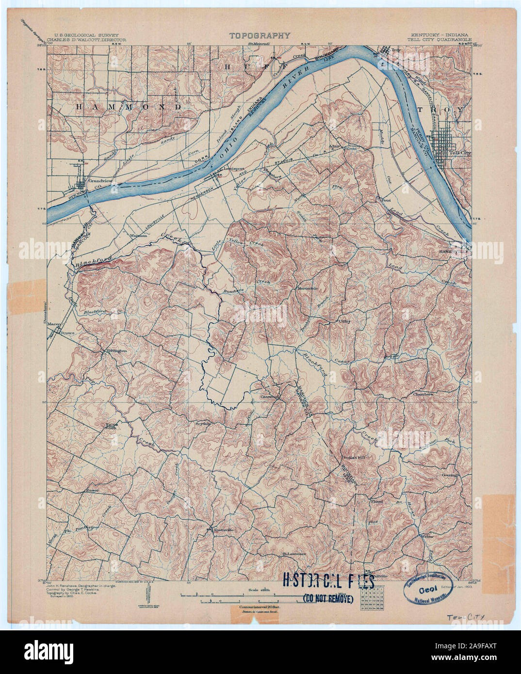 Map of tell city hi-res stock photography and images - Alamy