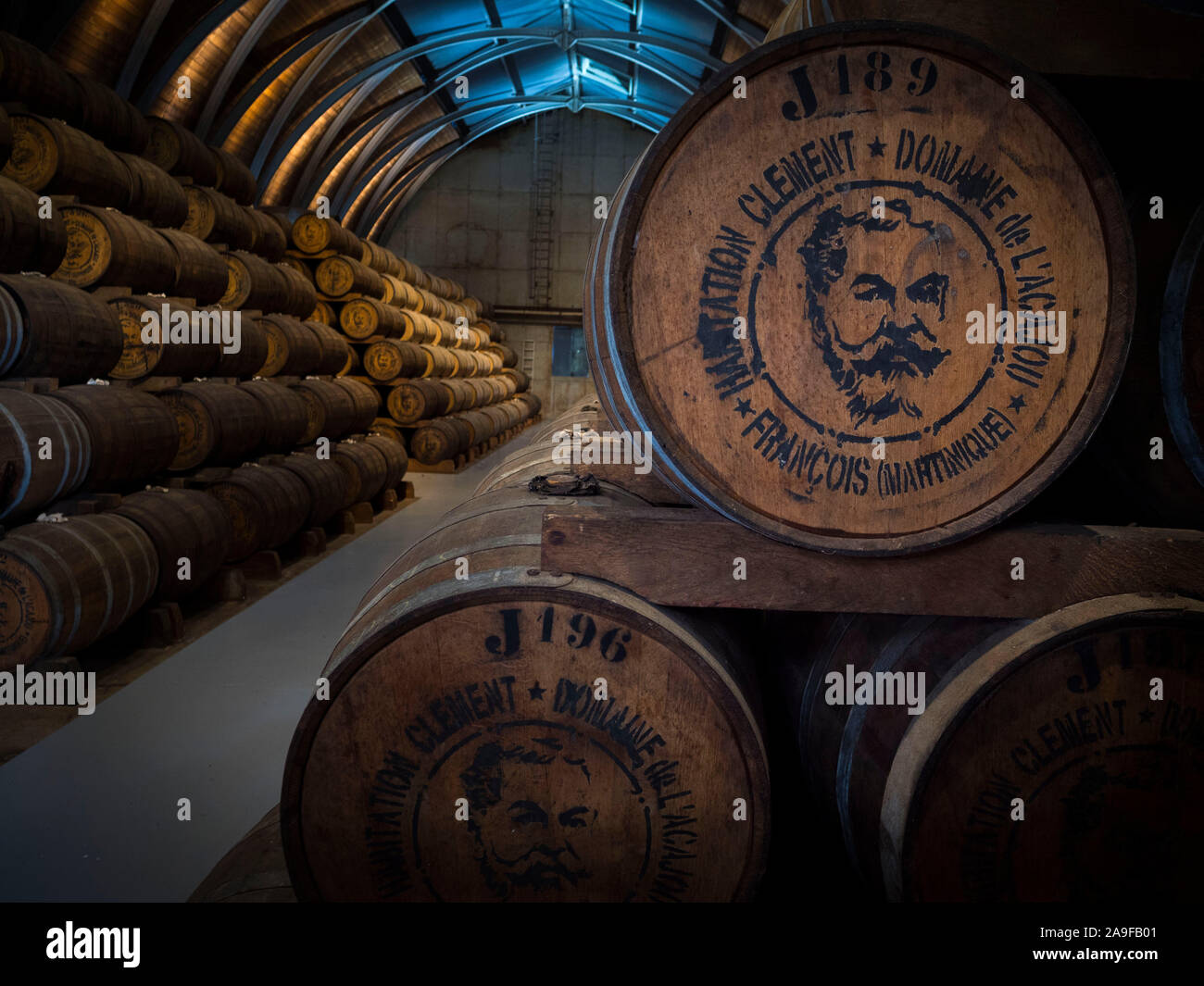 Habitation Clement, museum, rum distillery, rum cellar Stock Photo - Alamy