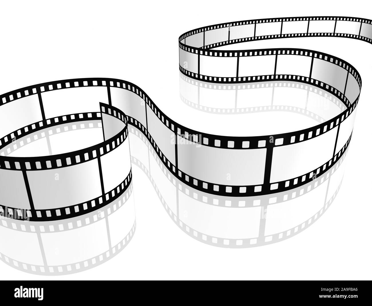 Video frame strip cinema Cut Out Stock Images & Pictures - Alamy