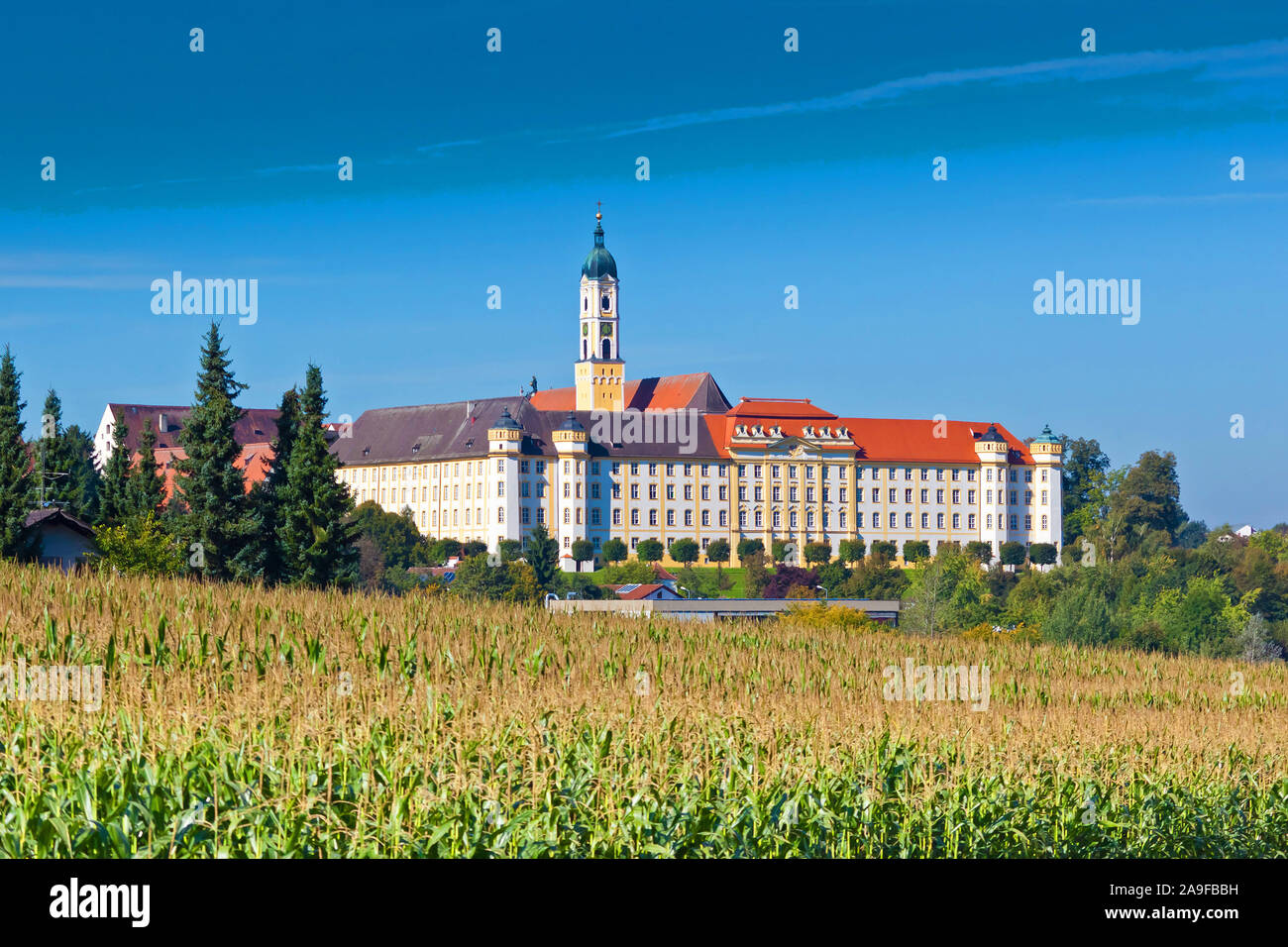 Das schoene Kloster Ochsenhausen in Bayern, Deutschland Stock Photo - Alamy