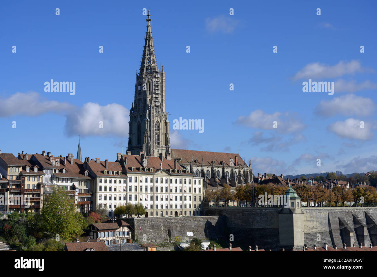 the old town of Bern, the capotal of switzerland, in autumn Stock Photo ...