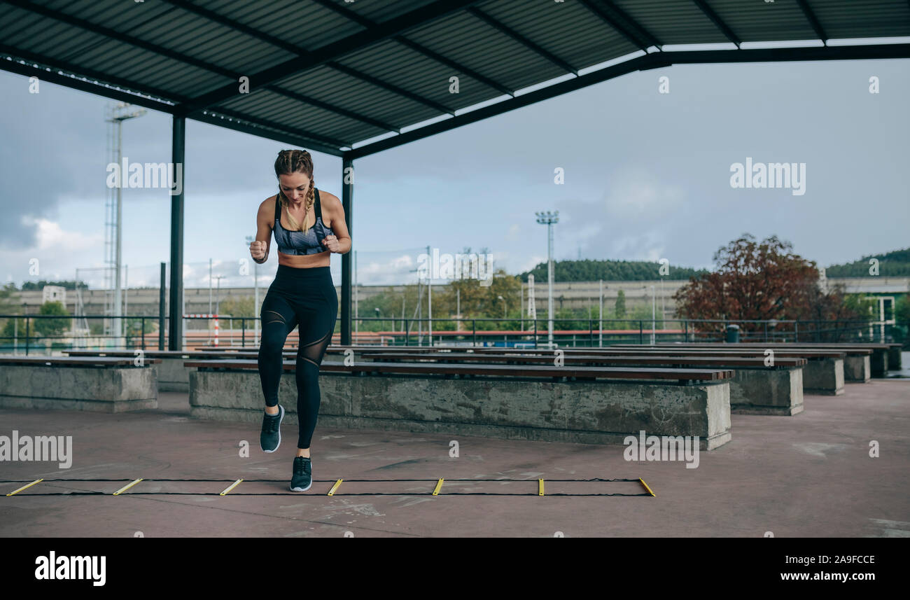 Horizontal exercise ladder hi-res stock photography and images - Alamy