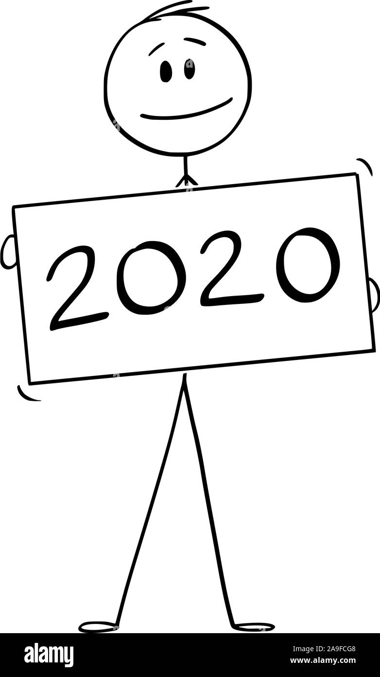 Vector cartoon stick figure drawing conceptual illustration of man or ...