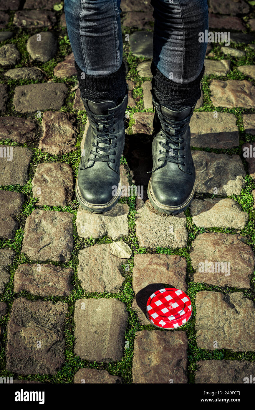 Checkered paving hi-res stock photography and images - Alamy