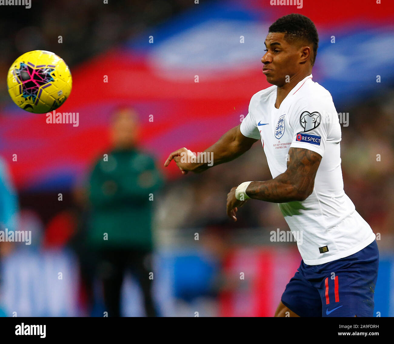 LONDON, ENGLAND. NOVEMBER 14: Marcus Rashford of England during UEFA ...