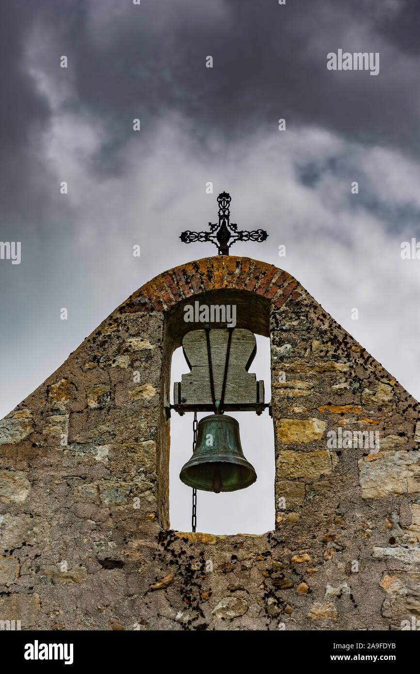 Church bell in a chapel Stock Photo - Alamy
