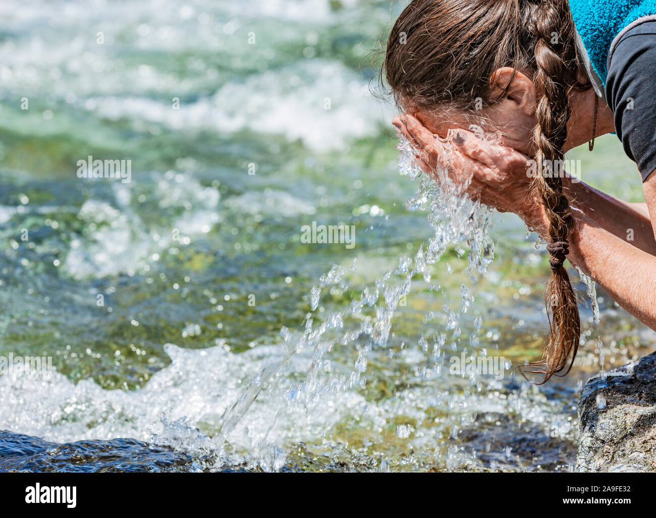 Drinking from the font hi-res stock photography and images - Alamy