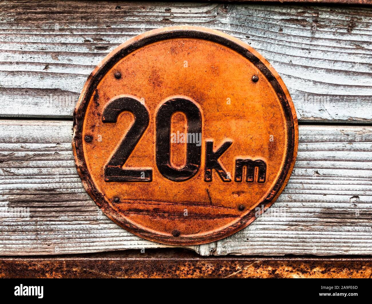 20km sign hi-res stock photography and images - Alamy