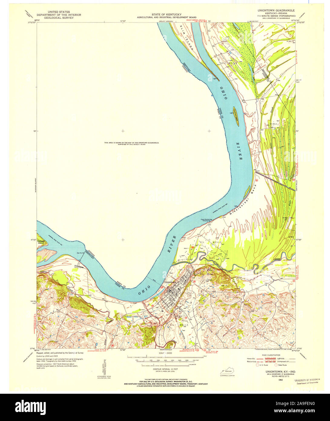 Uniontown map hi-res stock photography and images - Alamy