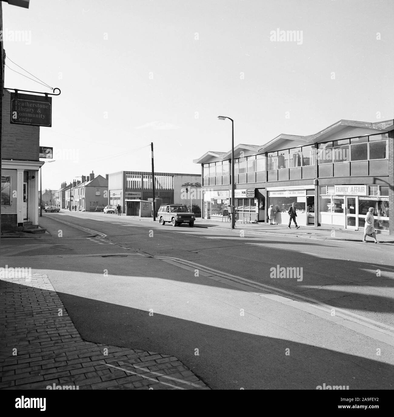 1987, the mining town of Featherstone, nr Wakefield, Northern England ...