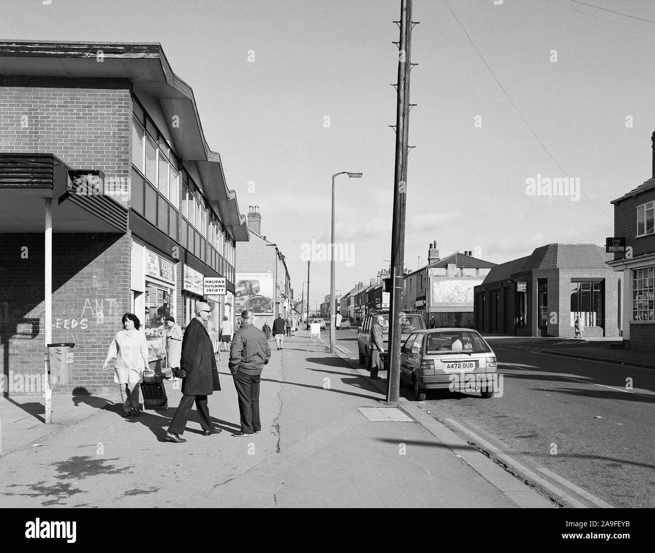 1987, the mining town of Featherstone, nr Wakefield, Northern England ...