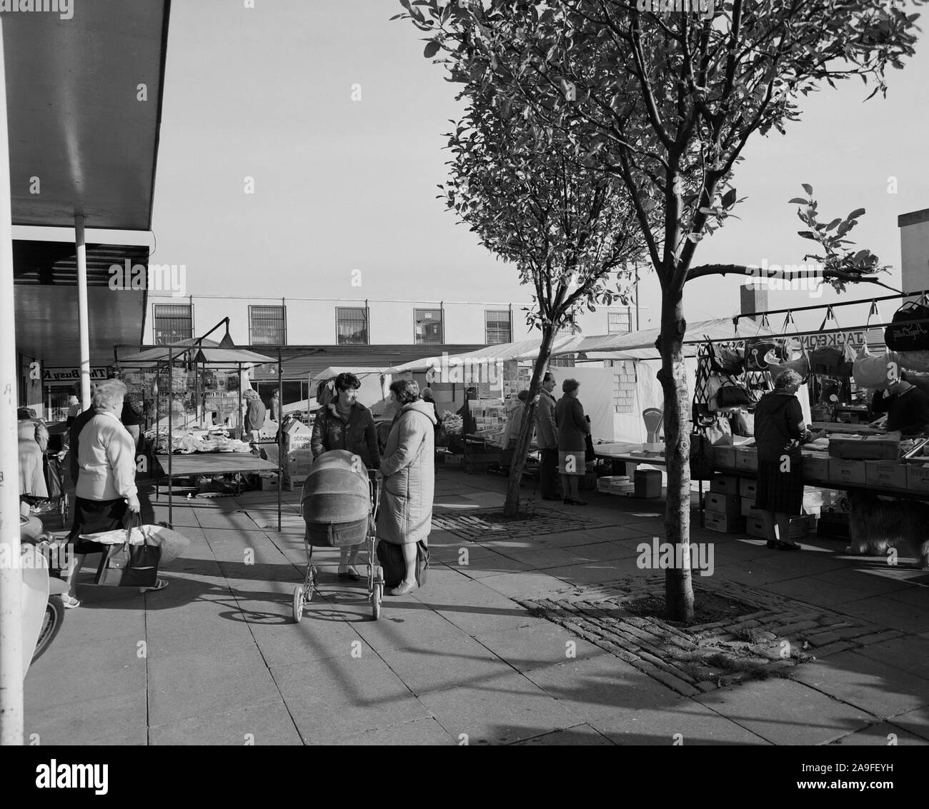 1987, the mining town of Featherstone, nr Wakefield, Northern England ...