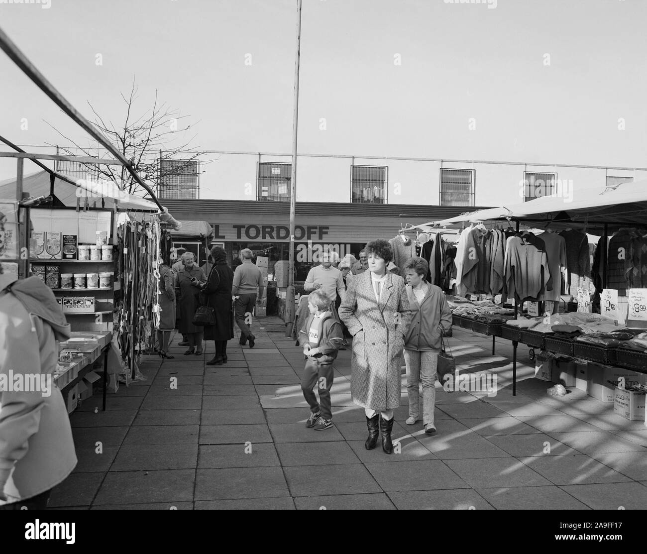 1987, the mining town of Featherstone, nr Wakefield, Northern England ...
