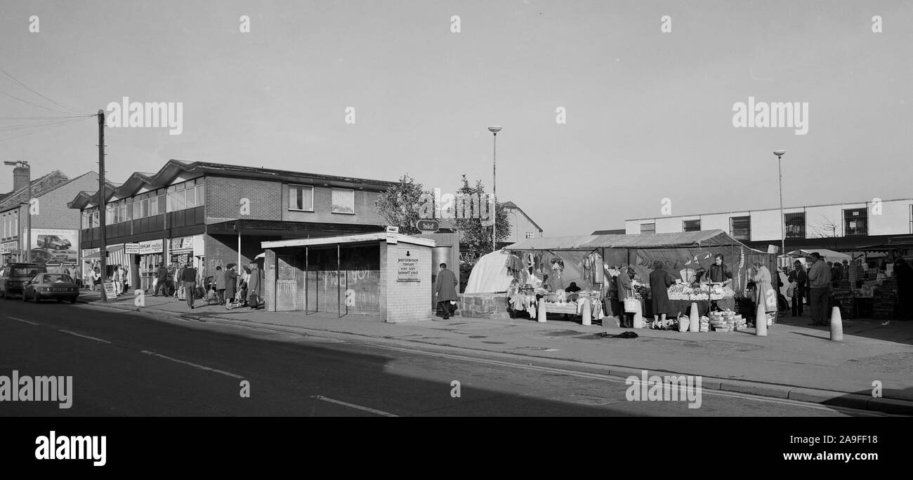 1987, the mining town of Featherstone, nr Wakefield, Northern England ...