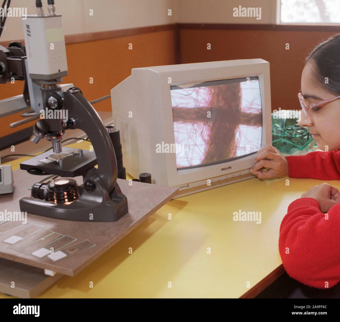 1989 school science lesson hi-res stock photography and images - Alamy